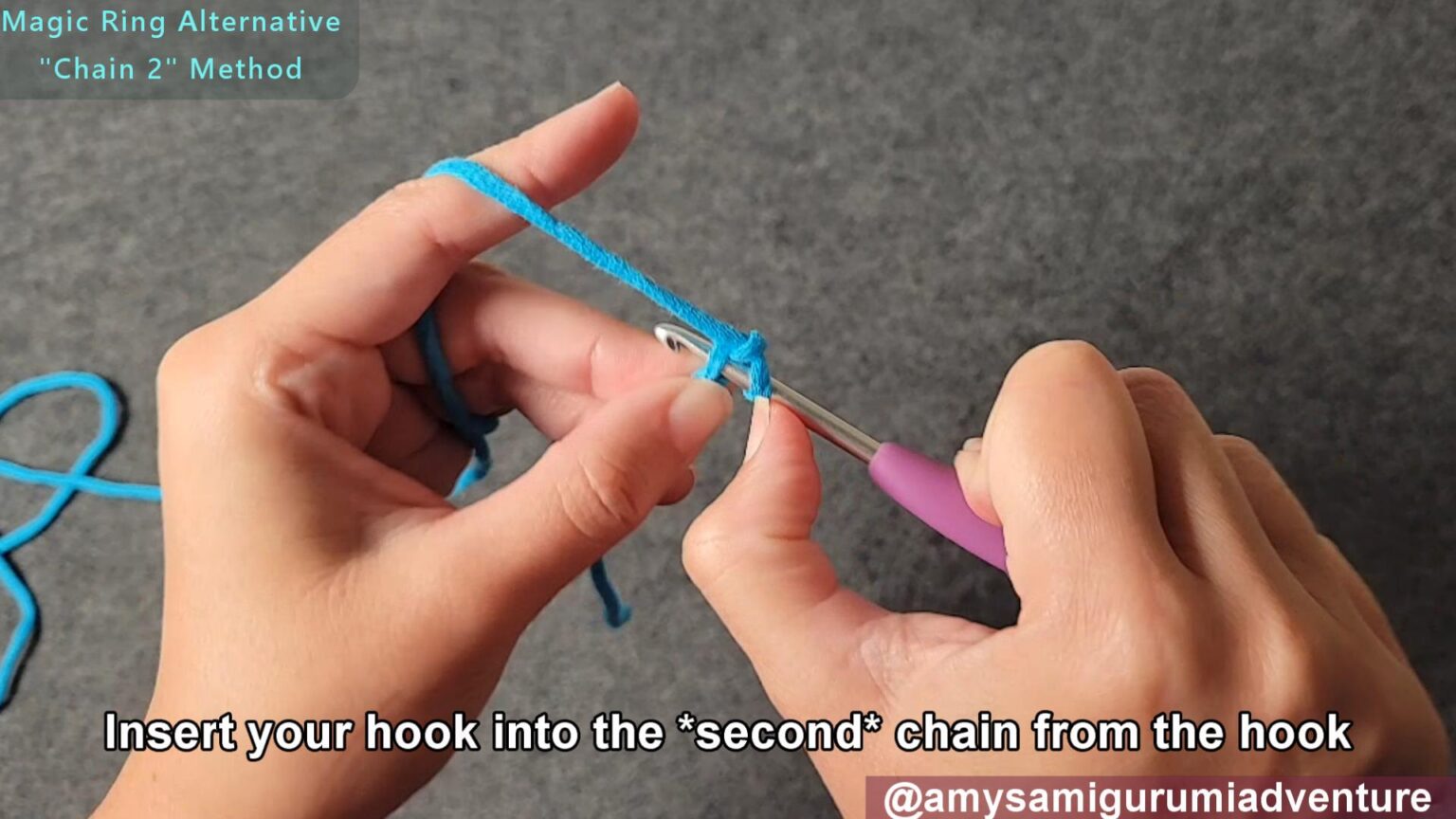 How to make the Magic Ring Alternative - Amy's Amigurumi Adventure